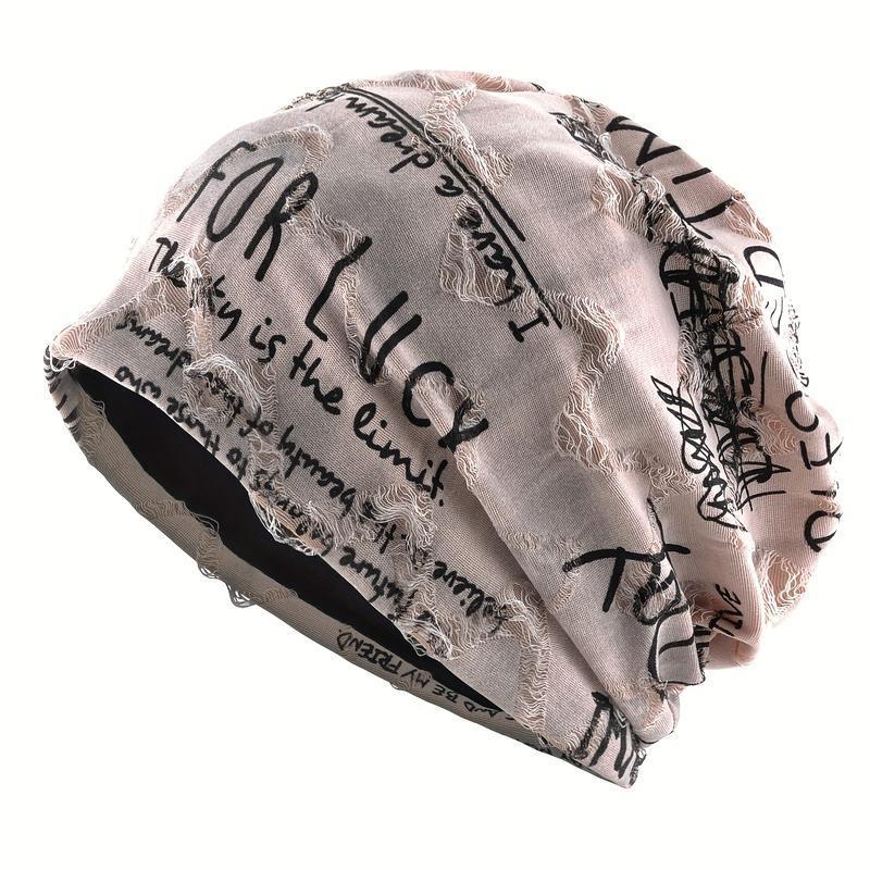 Universal Unisex Brimless Hat Retro Trendy Fashion Brimless Wide Brim ...