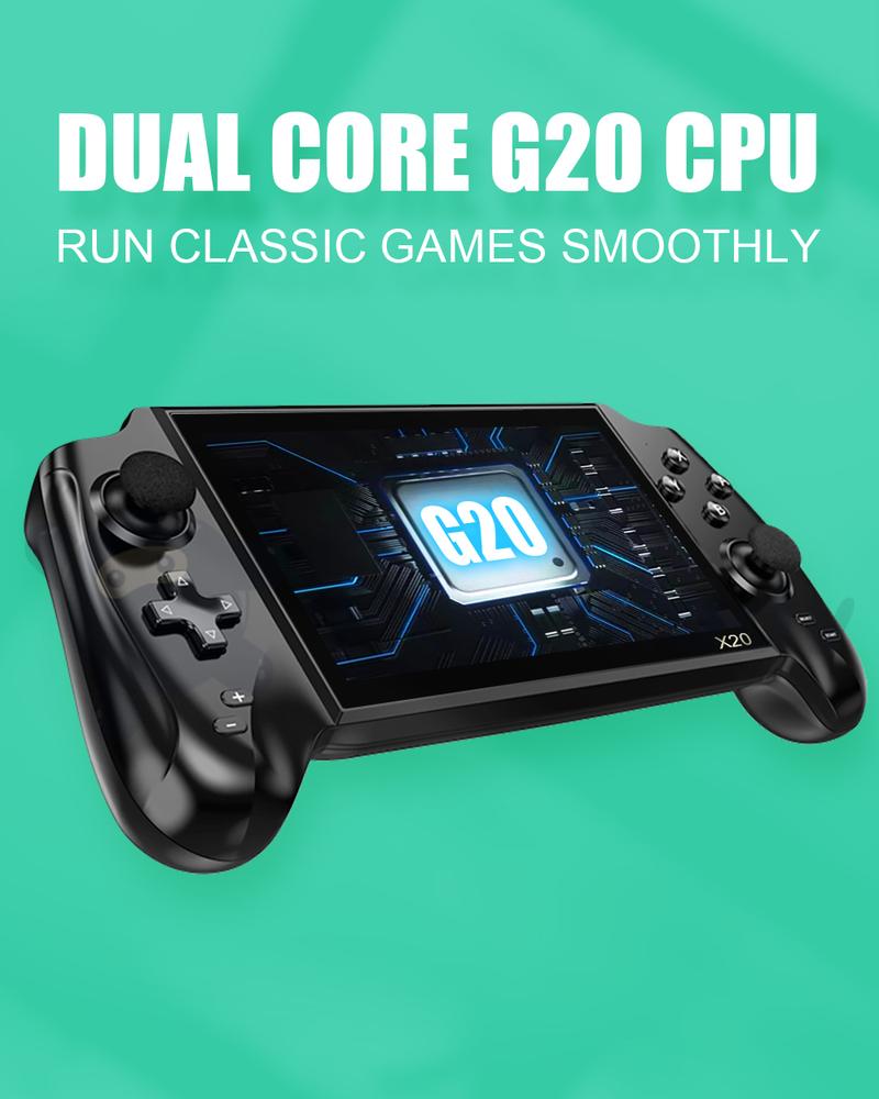 X20 Portable Retro Handheld Video Game Console Bulit-in 3000 Game 7.0 ...