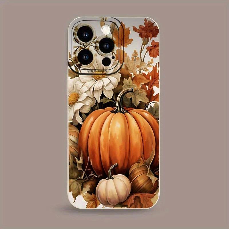 New Fashion Flower Pumpkin Creative Phone Case - Suitable for iPhone ...