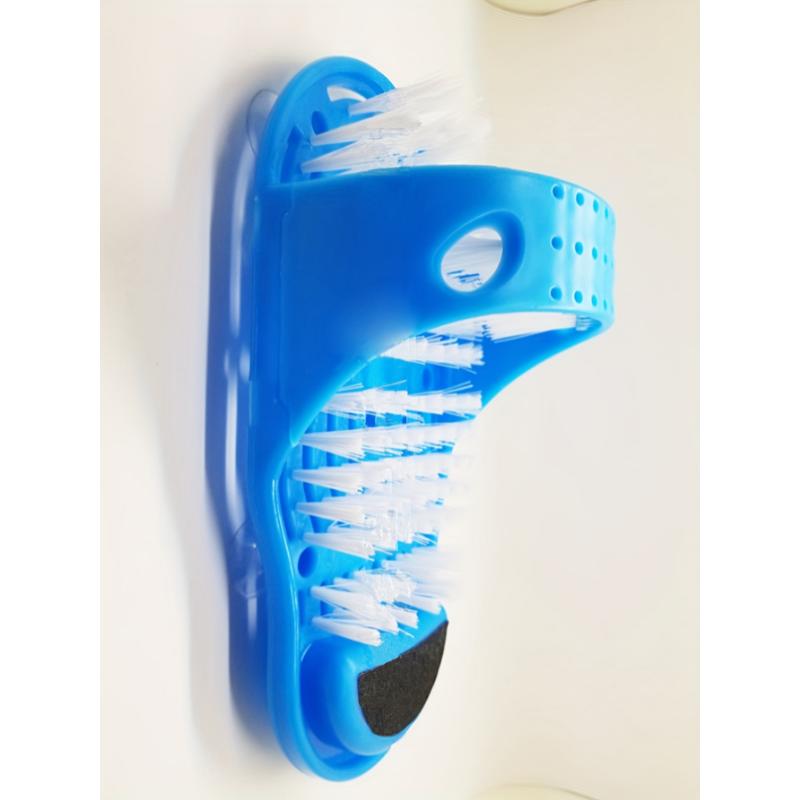 1pc Exfoliating Foot Scrubber with Suction Cup, Plastic Foot Wash Brush ...