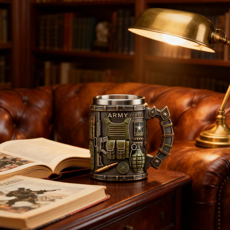 Brand New 3D Special Forces Resin Stainless Steel Mug - Black Friday ...