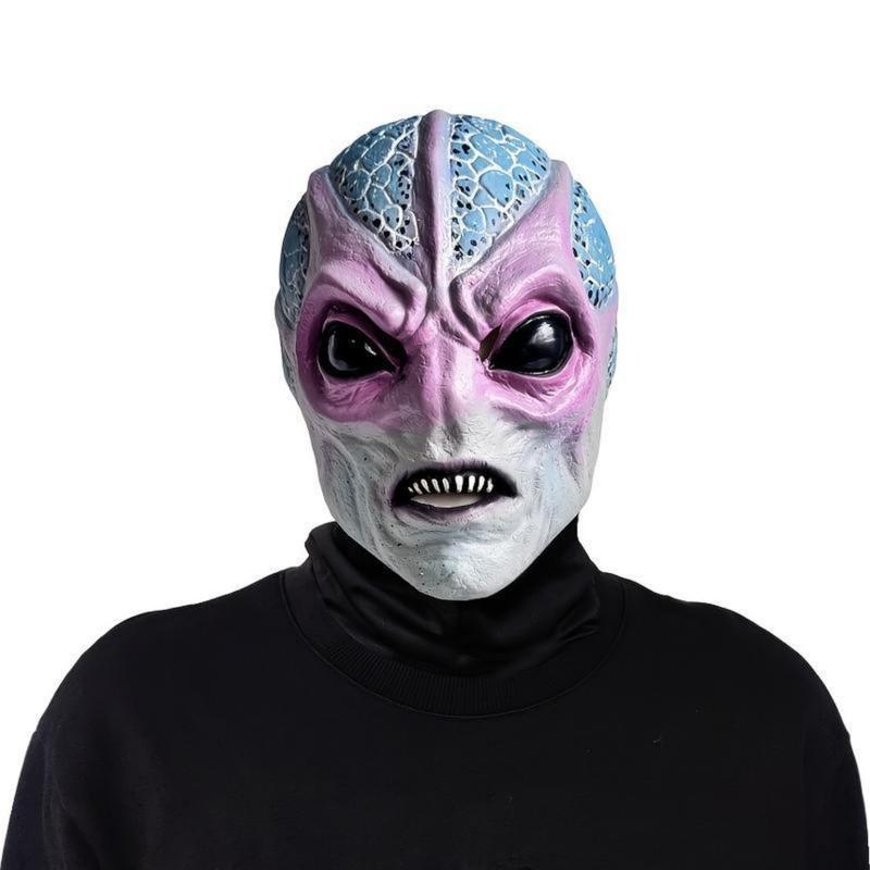 Alien Latex Mask UFO Halloween Party Props Stage Performance Makeup ...