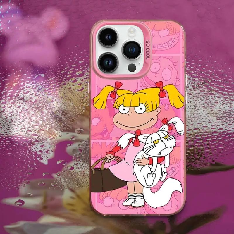 Phone Case For iPhone 16,15,14,13,12,11,Mini,Pro,E,MAX Cartoon R-Rugrat ...