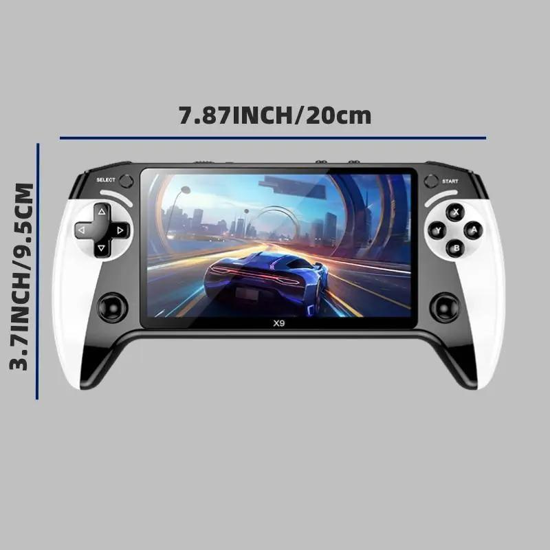 X9 Handheld Game Console, Rechargeable Portable Gaming Machine, 5.5 ...