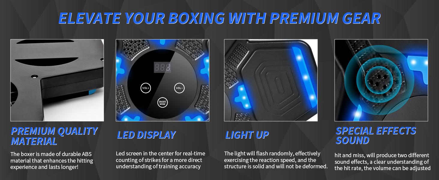 Music Boxing Machine for Adults and Kids, Smart Bluetooth Boxing ...