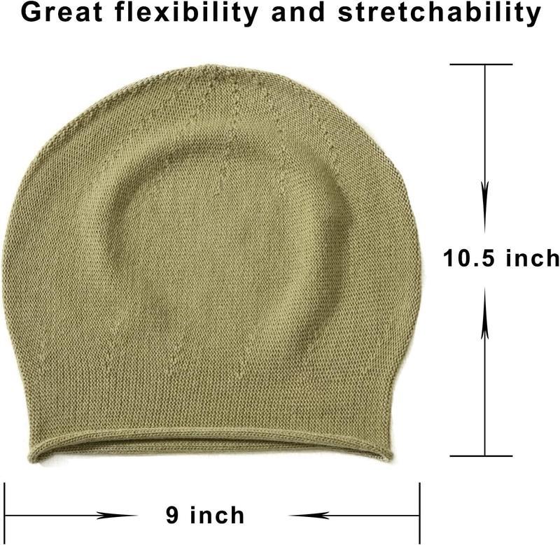 Slouchy Knit Beanie Hat for Women Winter Soft Warm Ladies Laightweight ...