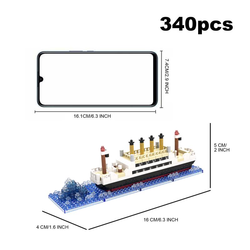 Cruise Ship Design Building Blocks (1 Set), 3D Building Blocks, STEM ...