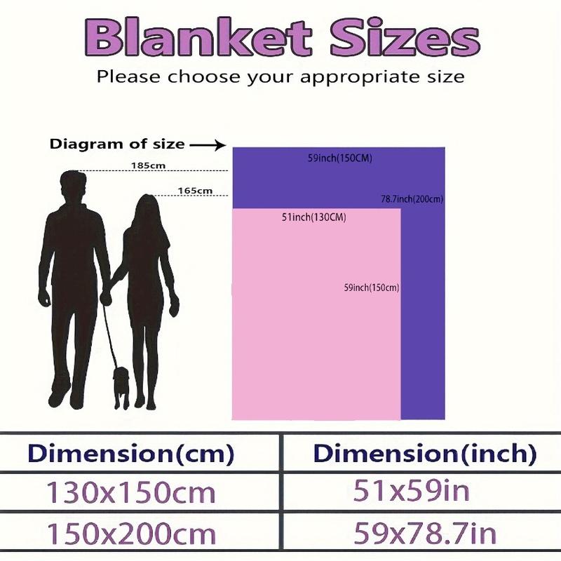 1pc Vintage Style Flannel Fleece Blanket, Star and Moon Print Patchwork ...