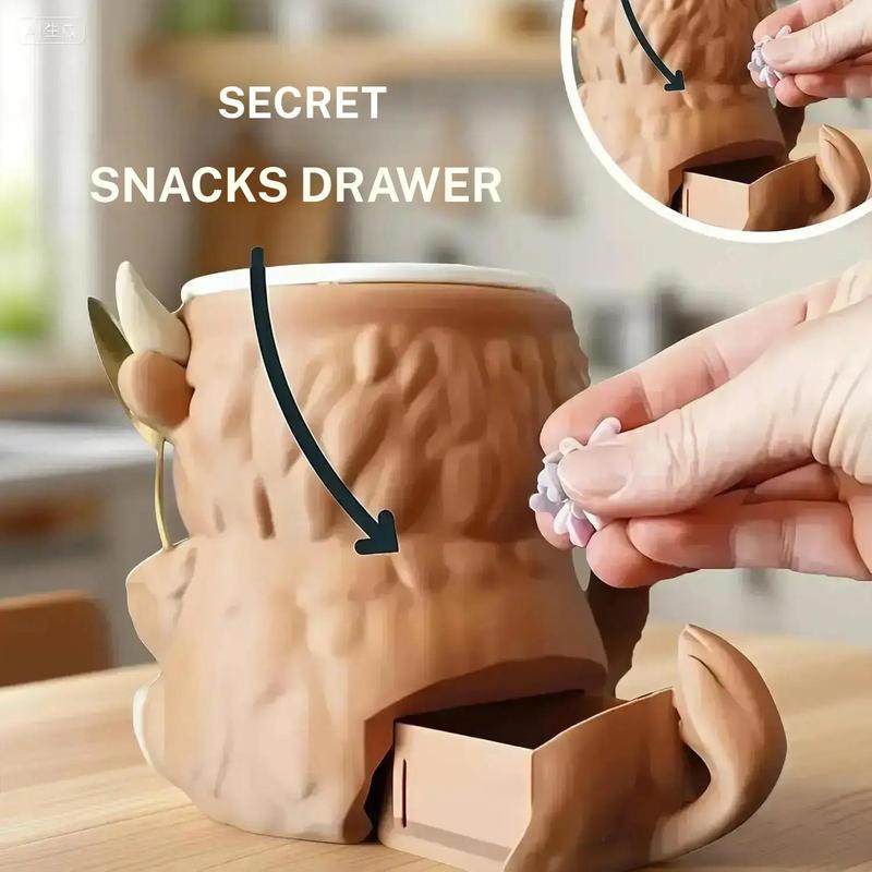 New Ice Cream Cup Holder, Cow Shape Design, Includes Freezer Handle ...