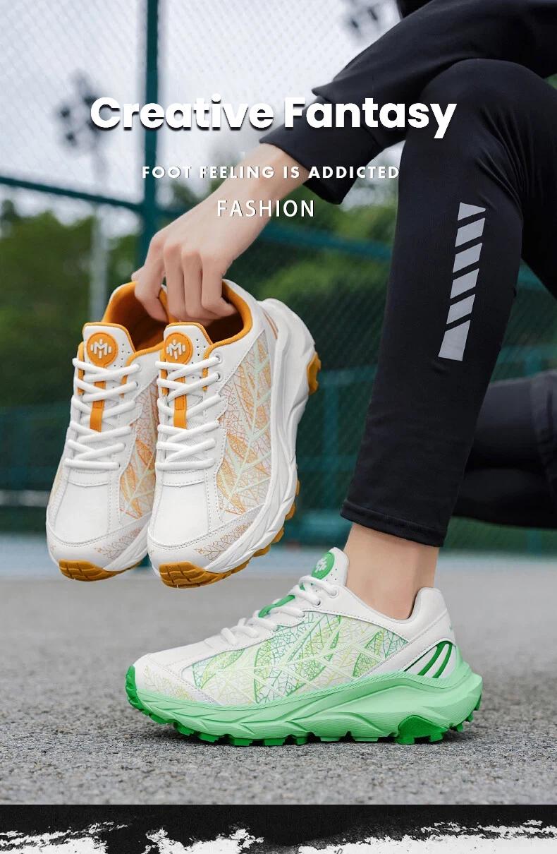 reverse Fashion Must-Have: Glowing Leaf Women’s Sneakers - Breathable ...