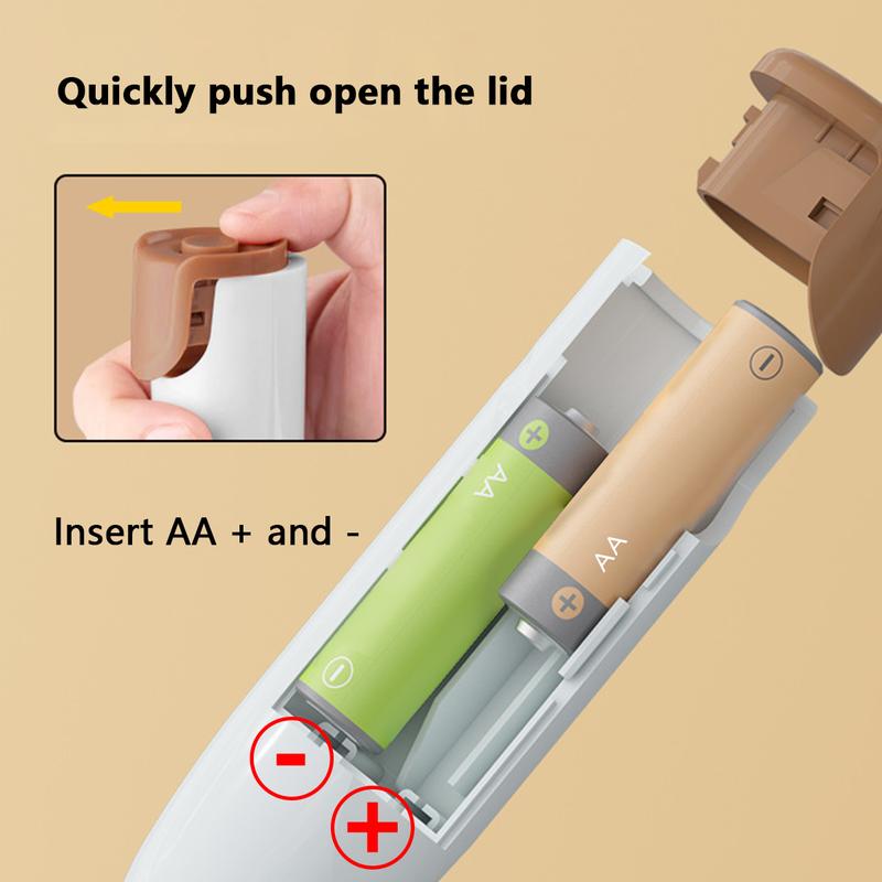 Electric Milk Frother Handheld Coffee Steamer, Kitchen Drink Foamer ...