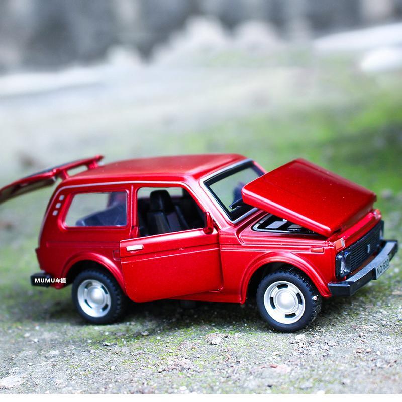 1:32 Lada Jeep Vintage Car Model Alloy Car Diecast Model Sound And ...