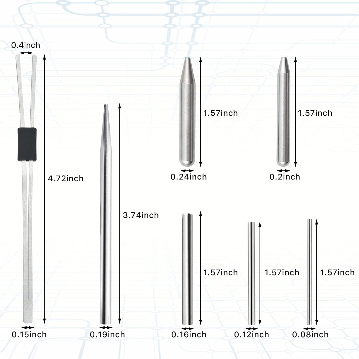 22 count Metal DIY Model Tool Sets Metal Earth Model Kits, 2 Nose ...