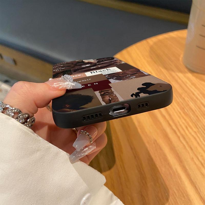 Creative Abstract Figure Pattern Phone Case, Anti-drop Decorative Phone ...