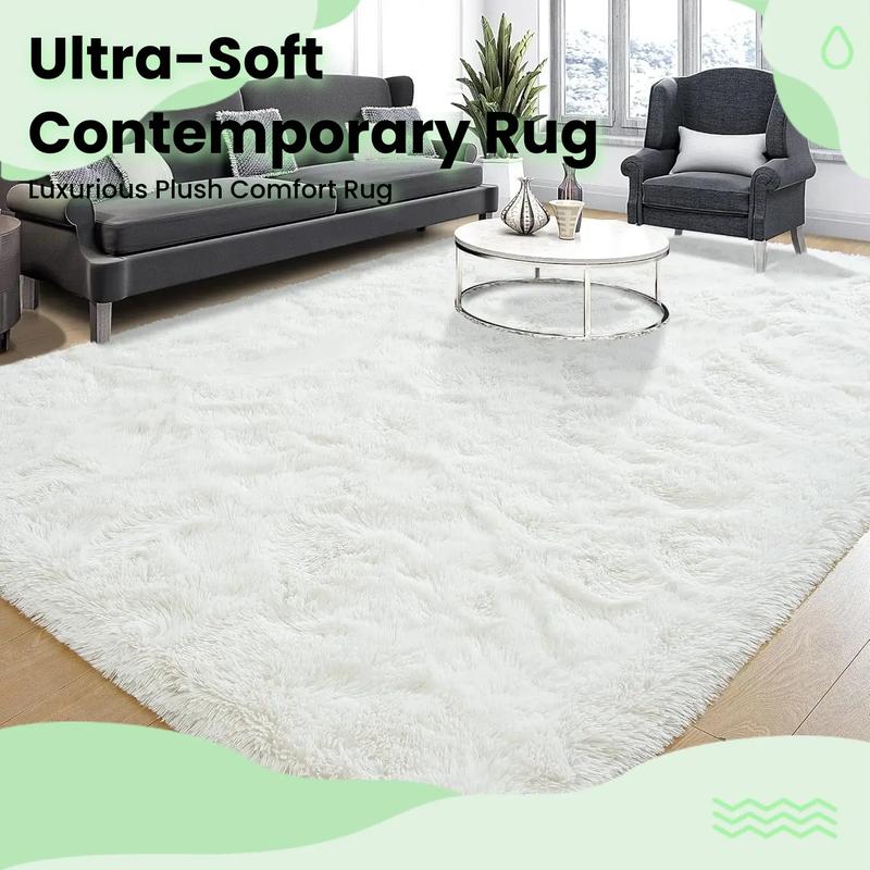 Shag Area Rugs for Bedroom Living Room,Ultra Soft Fluffy Area Rugs for ...
