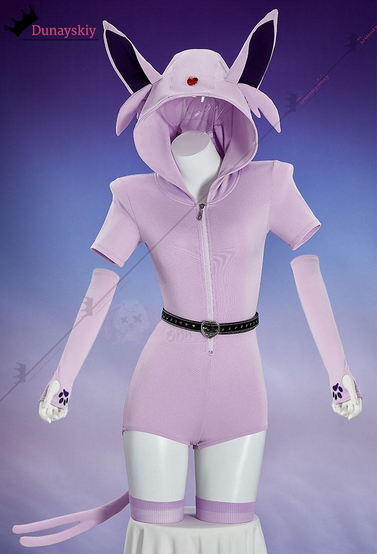 Anime Vaporeon Cosplay Costume Summer Sexy Women's Bodysuit with Tail ...