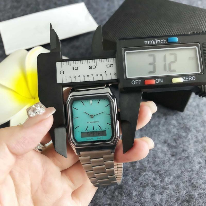 AQ230A Vintage Analog-Digital Watch: Classic Aesthetic + 30M Water ...