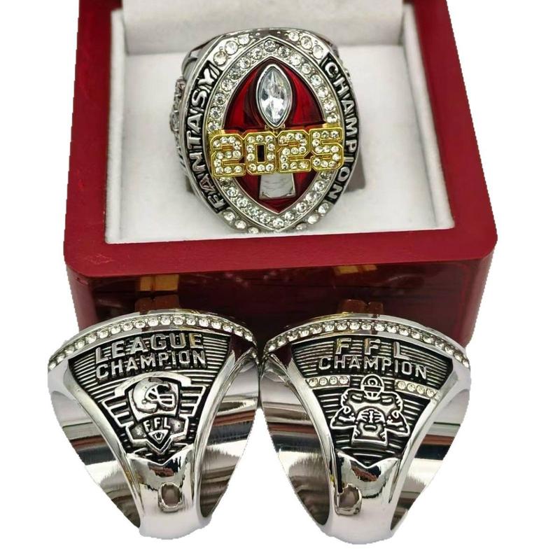 Newwest 2025 fantasy football championship rings for mens gift fantasy ...