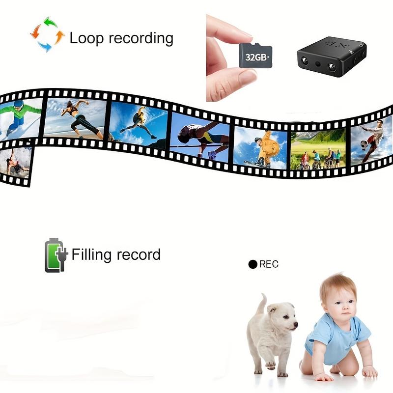 DFM1Pc Mini Camera, Full HD Mini Camera, Security Protection Night ...