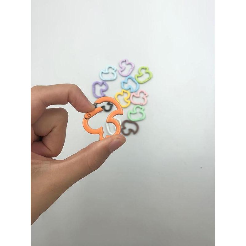 1pcs Random Color Mini Carabiner Keychain, 2025 New Multifunctional ...