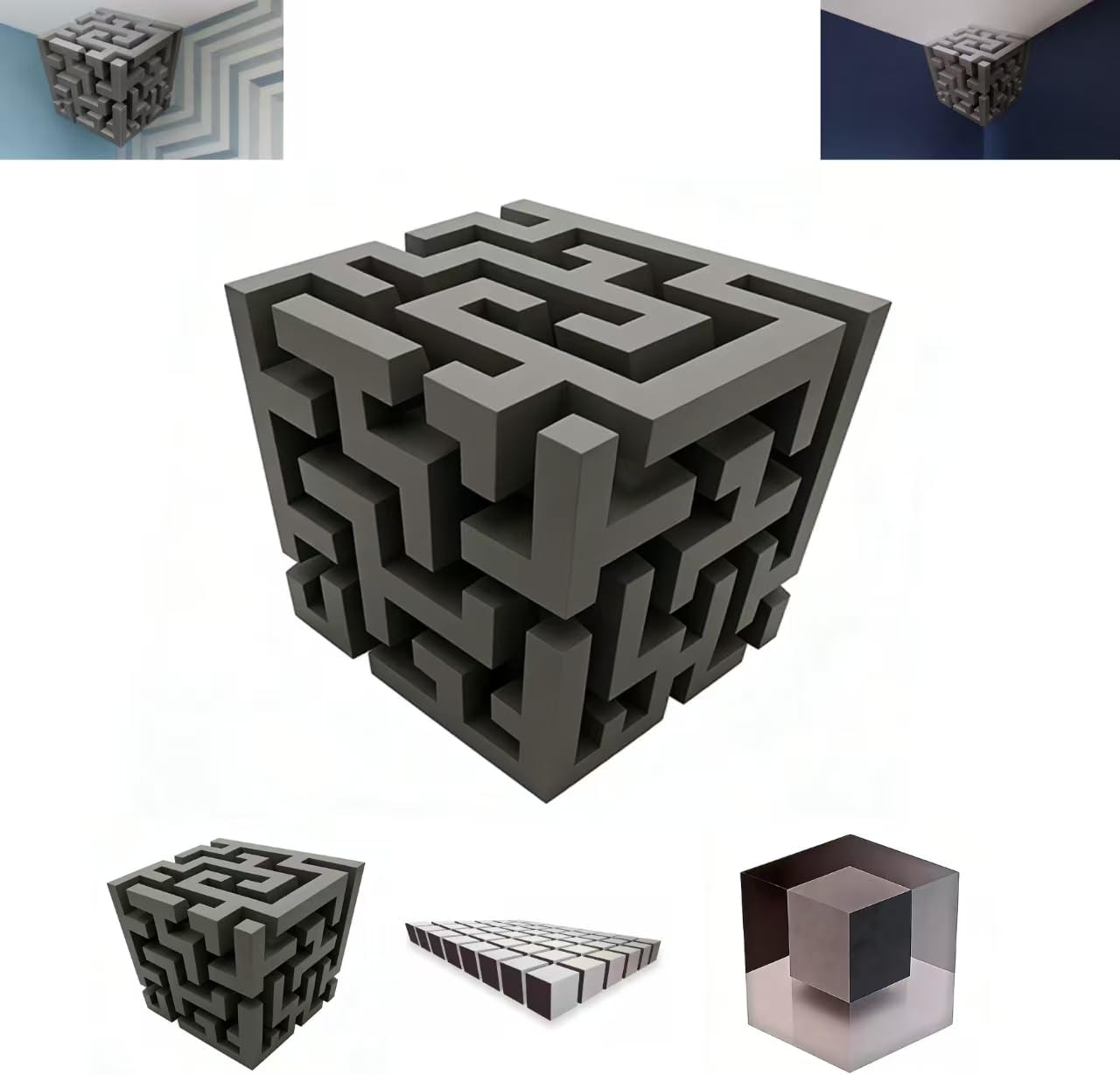 Impossible Corners Wall Art That Reshapes Reality, Wall Art Illusion ...