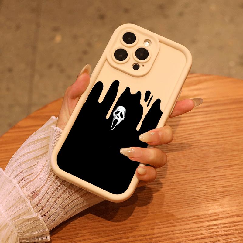 Scream Ghostface Dripping Art Phone Case | Horror Movie-Inspired, Drop ...