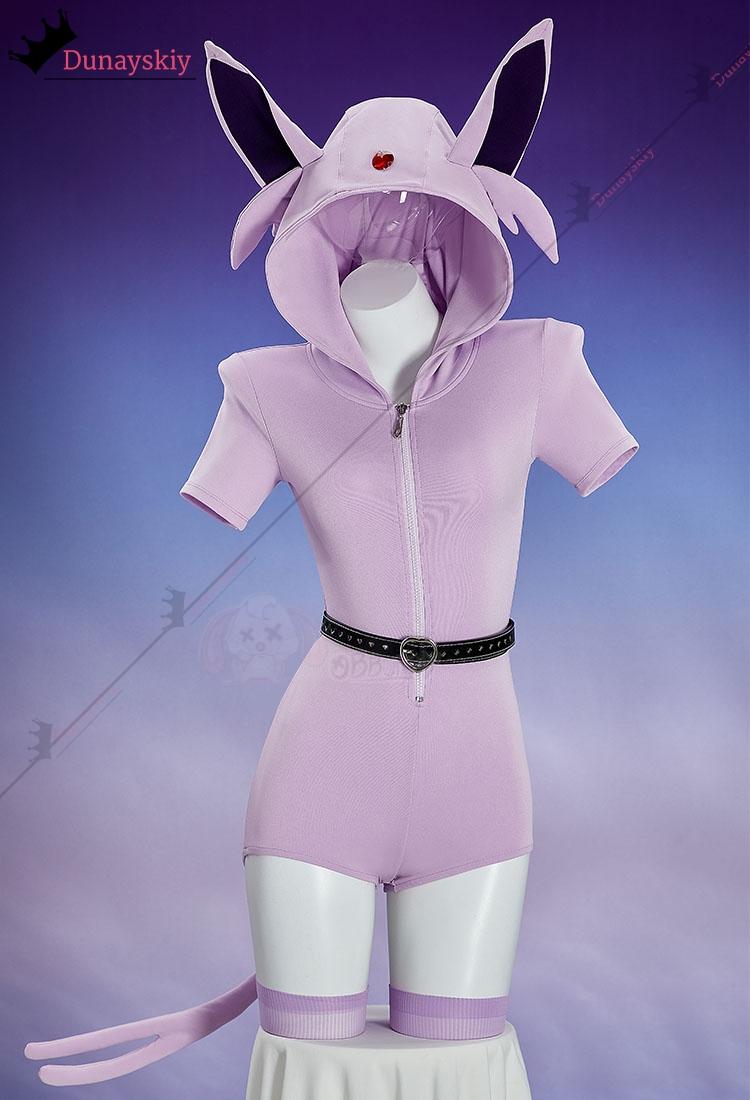 Anime Vaporeon Cosplay Costume Summer Sexy Women's Bodysuit with Tail ...