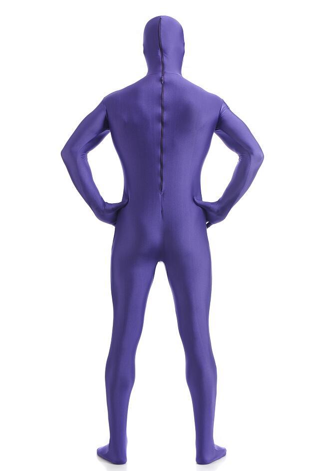 New Adult Full Body Zentai Suit Costume For Halloween Men Second Skin ...