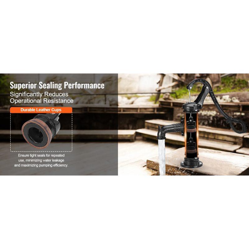 fathersdaygift VEVOR Antique Well Hand Pitcher Pump, 22ft Maximum Lift ...