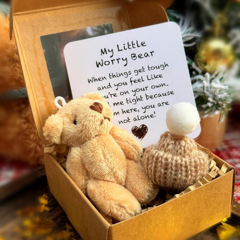 Little Bear in Box, Gift Box Design, 1 Set Mini Plush Bear with ...