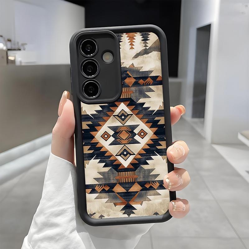 Tribal Geometric Tapestry Pattern Phone Case, Enhanced Camera ...