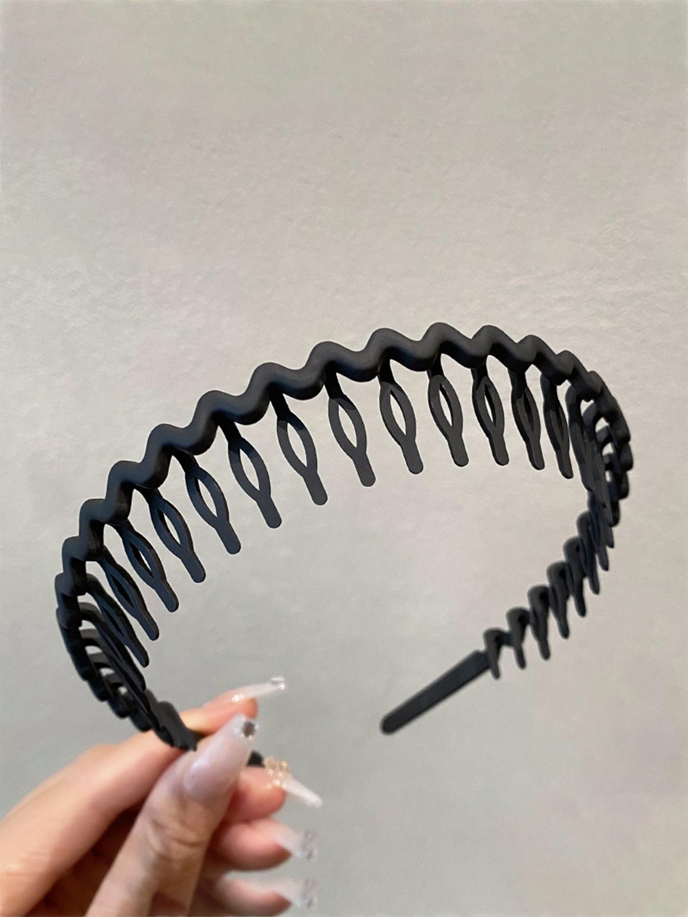 Cool Solid Color Hair Hoop, Minimalist Casual Non-slip Hair Band ...