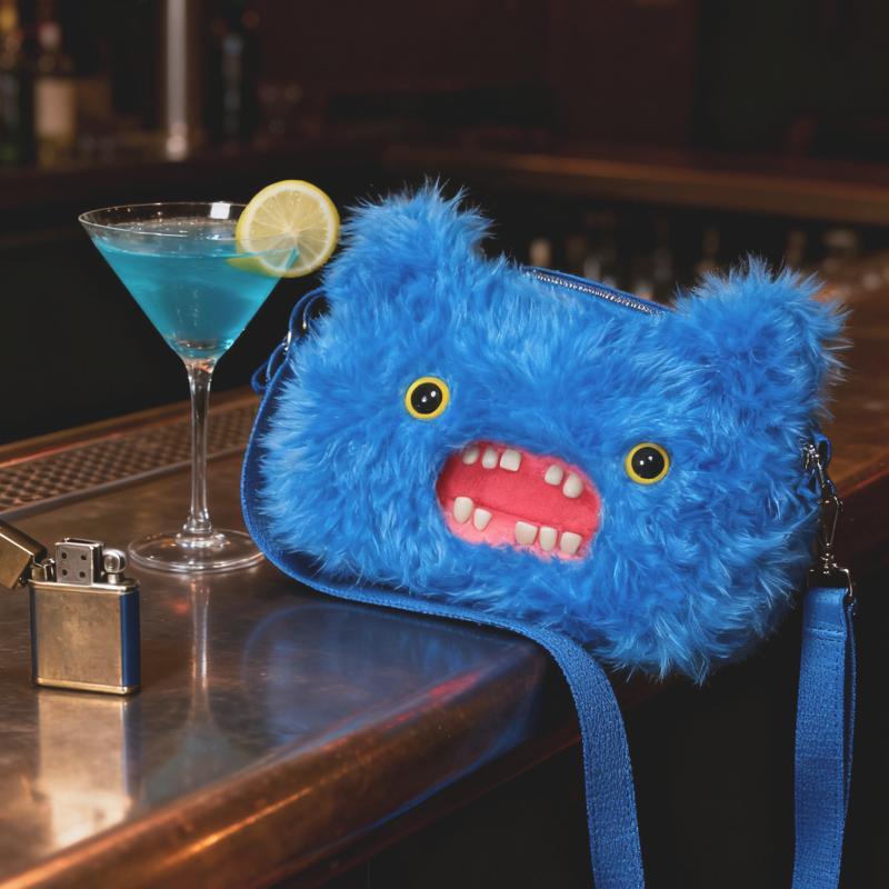Original Fuggler Crossbody Bag Plush Toys Cute Mr. Buttons Screech ...