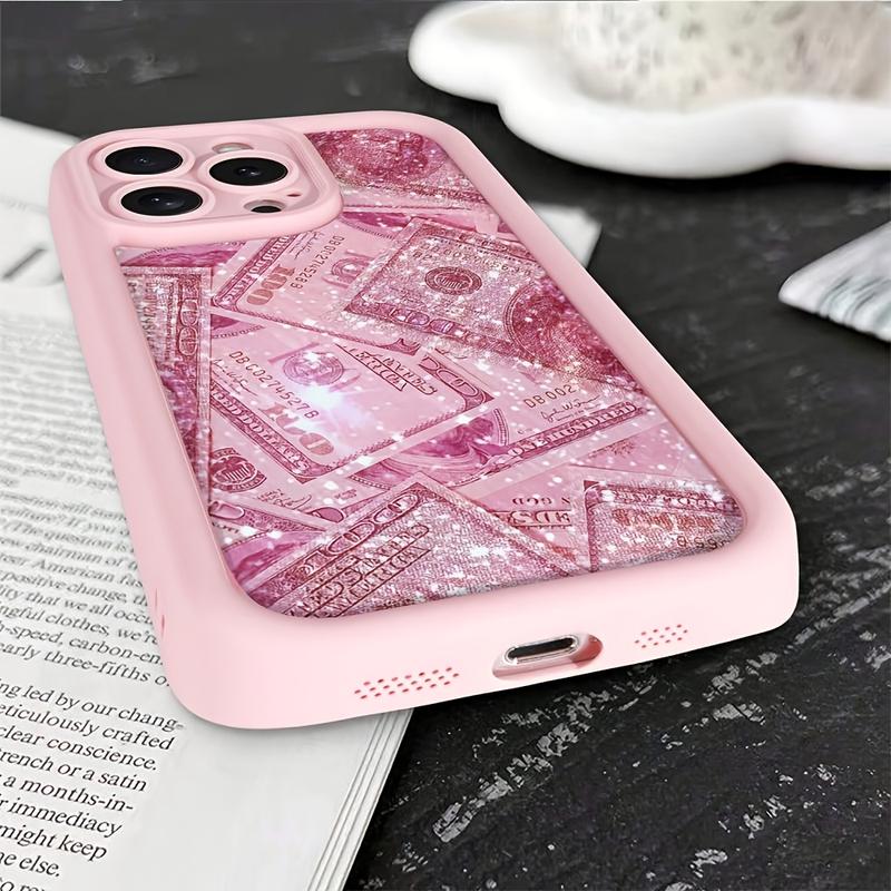 1pc of Pink High Bamboo Design Shockproof Ultra-Thin Anti-Drop Phone ...
