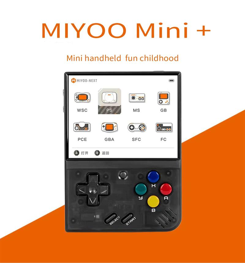 MIYOO Mini Plus Portable Retro Handheld Game Console 3.5-inch IPS HD ...