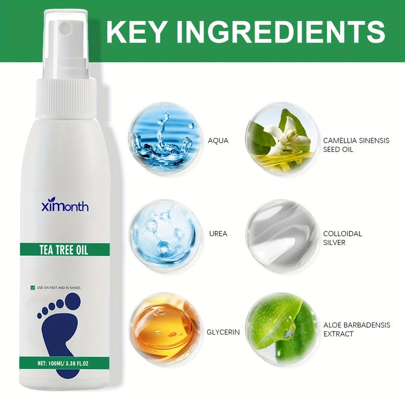 Tea Tree Oil Foot Spray, Rich In Vitamin E, Light And Easily Absorbed ...