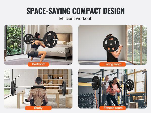 VEVOR Safety Squat Bar, 700 LBS Fitness Squat Bar, Safety Squat Bar ...