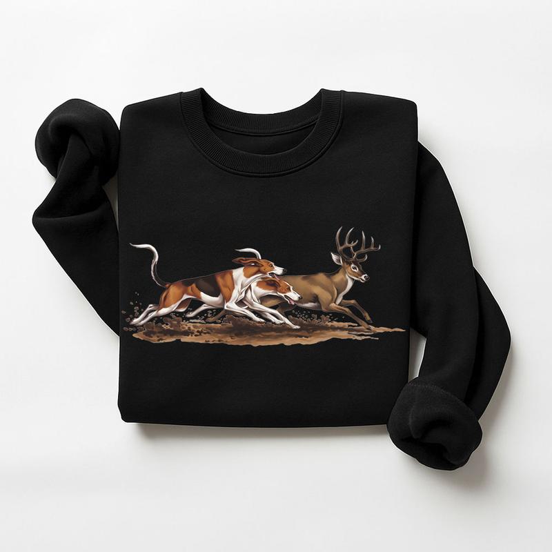 Interesting Wild Hunting Hiker Dog Hiker Dog Sweatshirt Deer Hunting ...