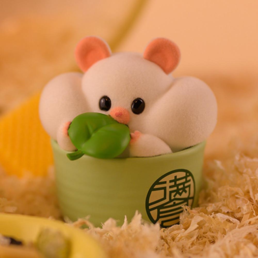 Cute Hamster Design Blind Box Toy, Random Cartoon Hamster Toy ...