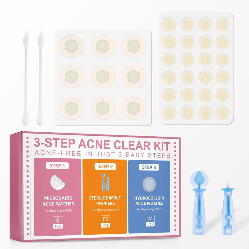 Pimple Patches Set with Microdart Pimples Patche and Hydrocolloid Patch ...