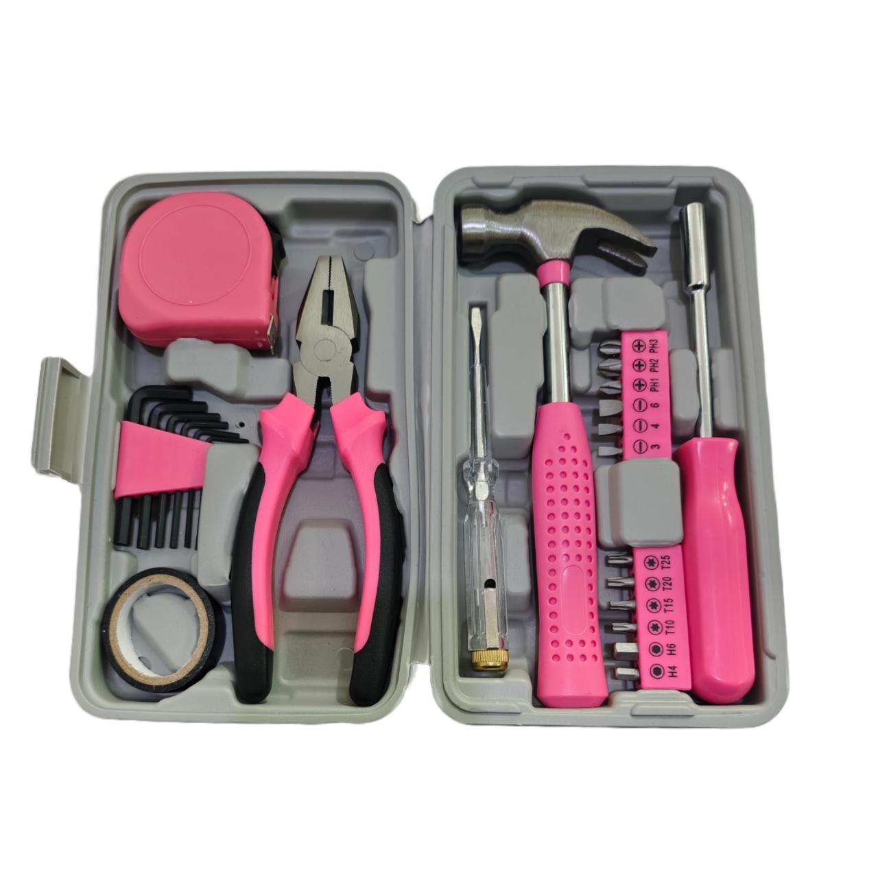 24-Piece Tool Set, Multi-Functional Household Tools Kit, Includes ...