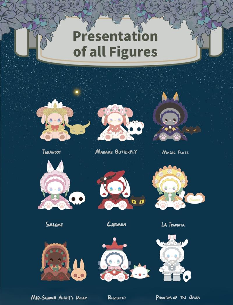 Luckyemma Masked Ball Series Flocking Toy, 1 Box Random Enchanting ...