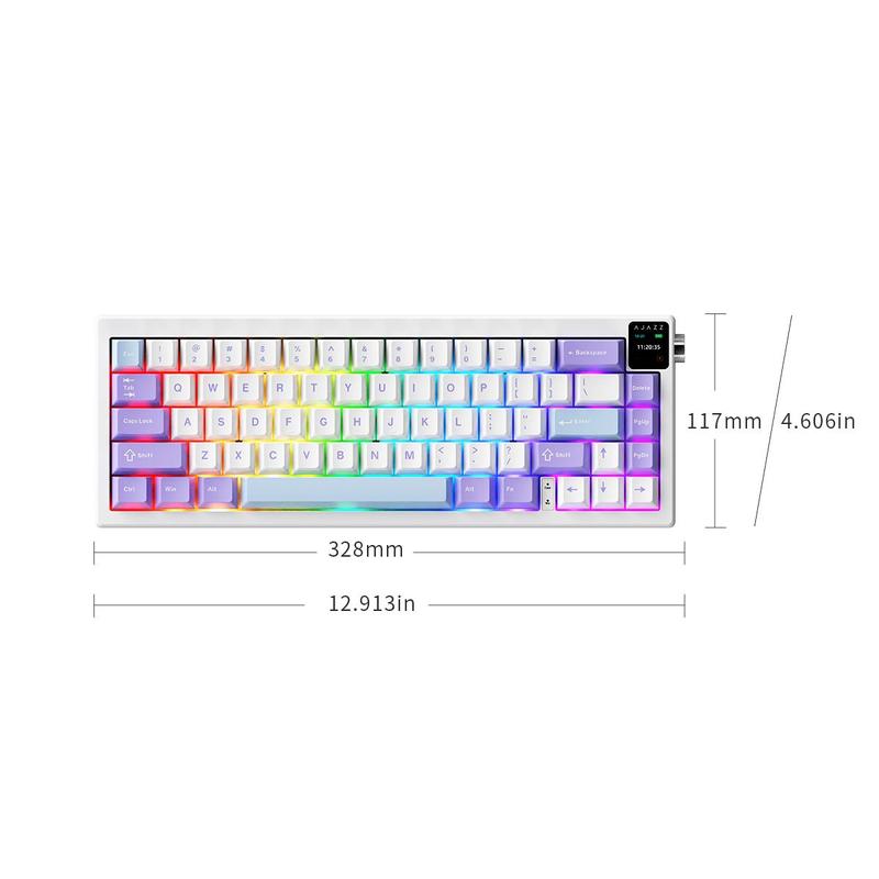 AJAZZ AK650 wireless mechanical keyboard dream weaving switch three ...