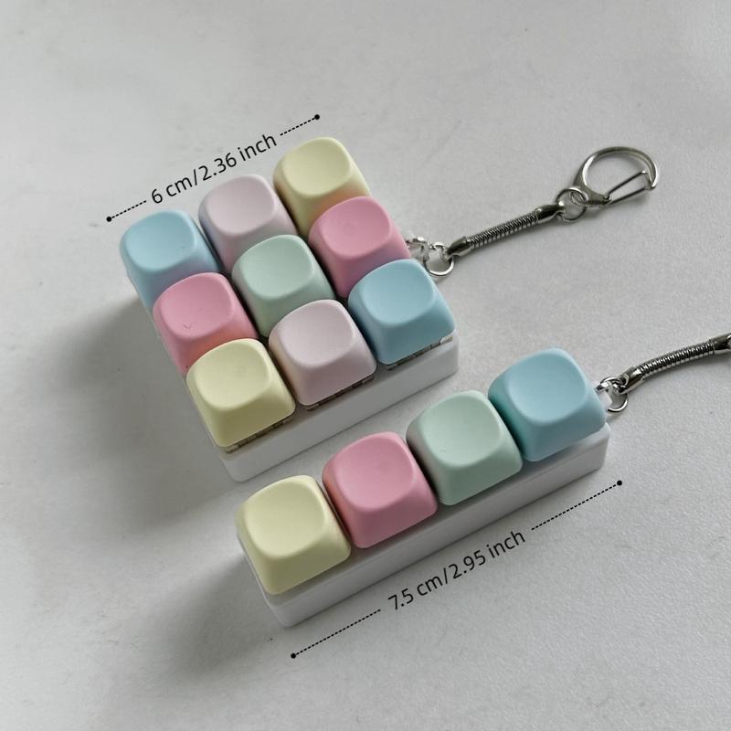 Relaxing 4/9 Keys Finger Keyboard Keycap Key Button Decompression Toy ...