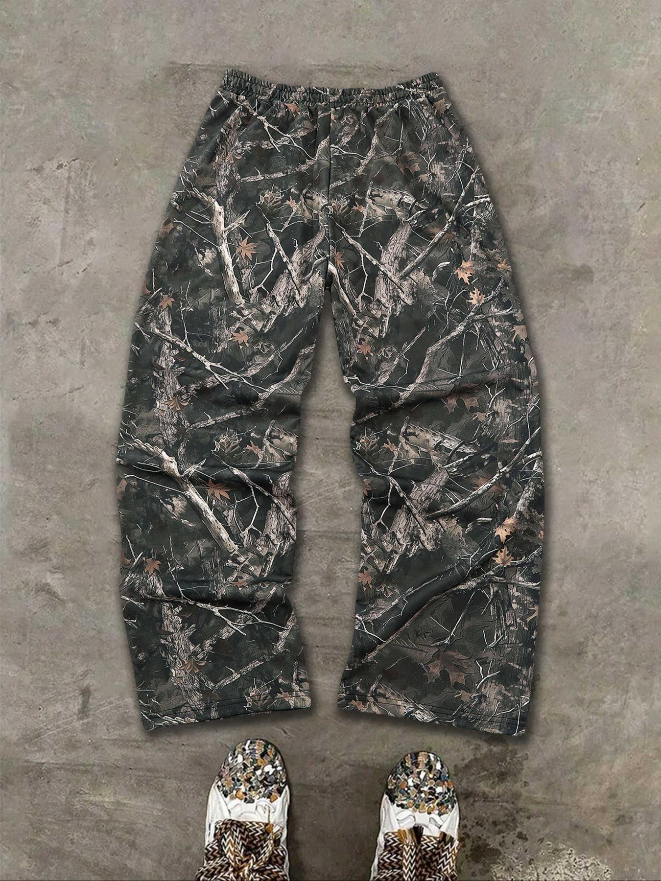 Men's Camo Star Print Pants, Loose Casual Streetwear Trousers for ...