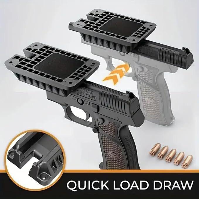 Quickdraw Black Gun Magnet Strong Magnetic Gun Mount GLOCK Holder ...
