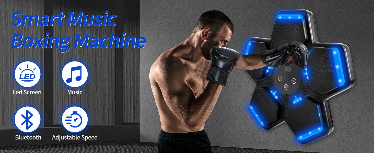 Music Boxing Machine for Adults and Kids, Smart Bluetooth Boxing ...