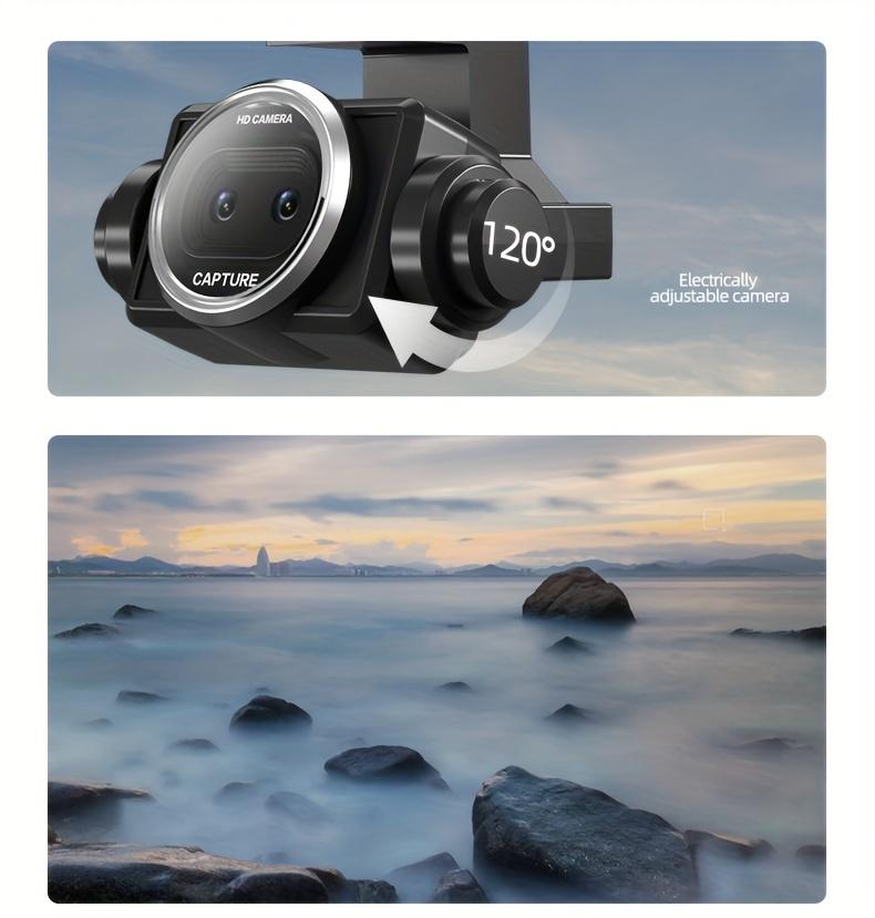 S116 MAX Brushless Optical Flow Drone, Dual Cameras, Headless Mode, 360 ...