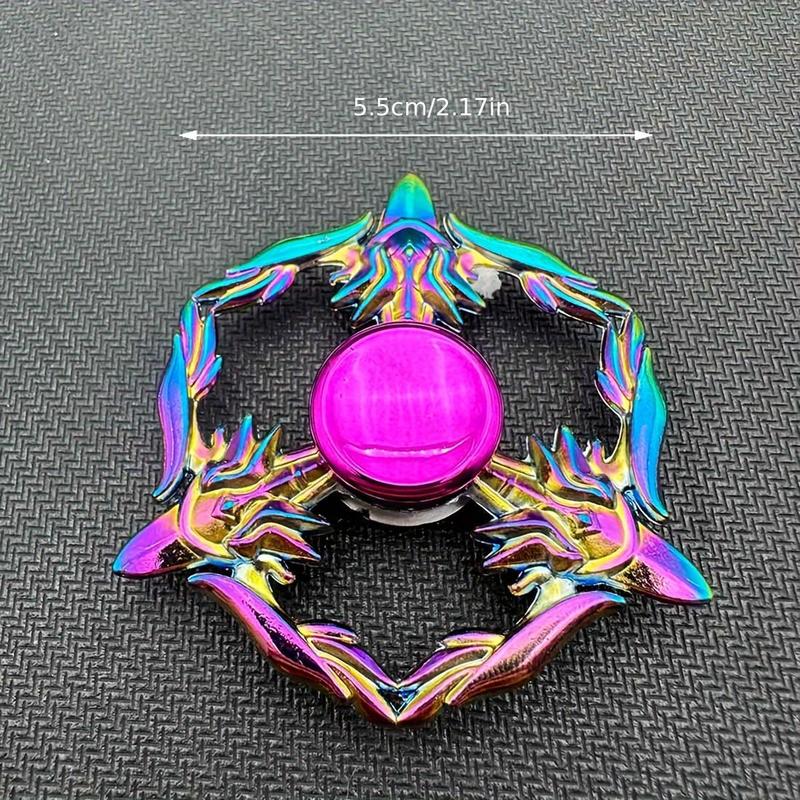 1pc Premium Zinc Alloy Fidget Spinner, Colorful fingertip gyroscope ...