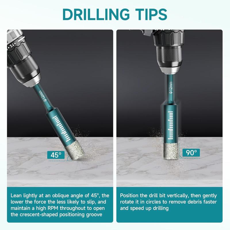 Drill Bits Set 10 count,Drill Bits for Drilling Holes in Procelain ...